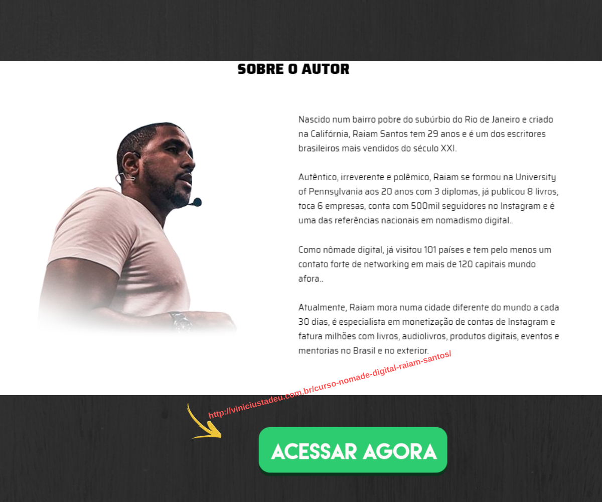 Curso Nômade Digital 2022 → Raiam Santos [Opinião 2.0]